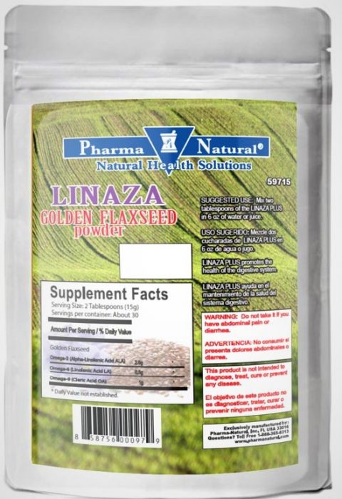 Golden Flax Seed "Linaza" Powder by PN - (16oz. bag), A Superfood Heart ...